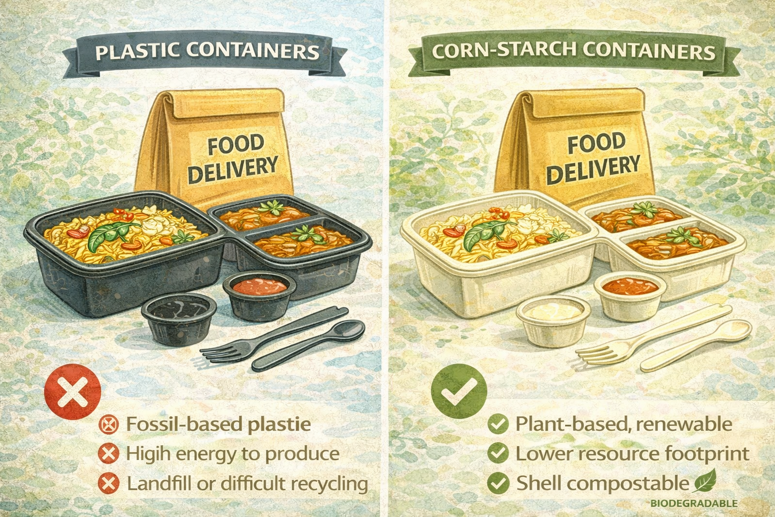 The Rise of Biodegradable Crockery: Replacing Black Plastic Delivery ...